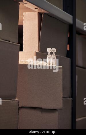 Supply and sale of vaccine against virus. 3D Rendering Stock Photo - Alamy