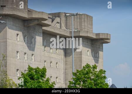 Flakturm IV, Heiligengeistfeld, St. Pauli, Hamburg, Deutschland Stock ...
