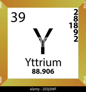 yttrium electron configuration atom Stock Vector Image & Art - Alamy
