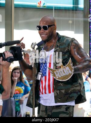 Flo Rida performs during the NBC Today Show Concert Series in ...