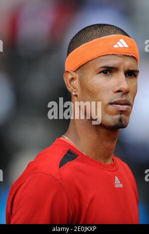 Porto-Rico's Javier Culson winning the 400 meters hurdles event of the ...
