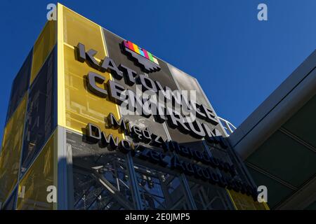 Newly opened (2020) internaitonal coach station in Katowice, Slaskie ...