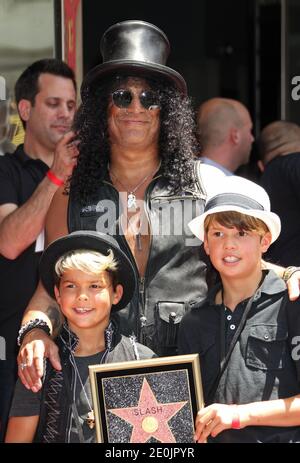 Slash, his children, Slash (Saul Hudson) honored with his own Star on ...