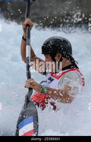 France's Emilie Fer wins the gold medal in the Kayak Single Women (K1 ...