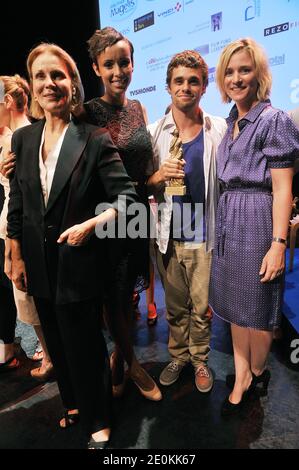 Jury members Sonia Rolland and Natacha Regnier pose during the closing ...