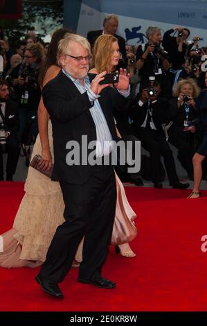 Philip Seymour Hoffman and Madisen Beaty attending 'The Master ...