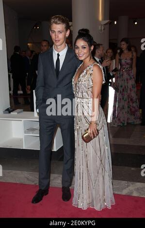 Vanessa Hudgens and Austin Butler attending the 'Spring Breakers ...