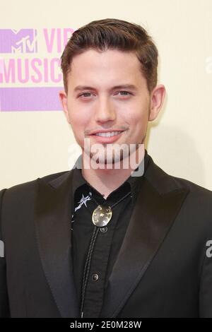 Jackson Rathbone arriving at the 2012 MTV Video Music Awards at Staples ...