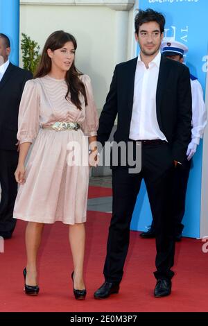 Mylene Jampanoi and her husband Dimitri Stephanides attending the ...