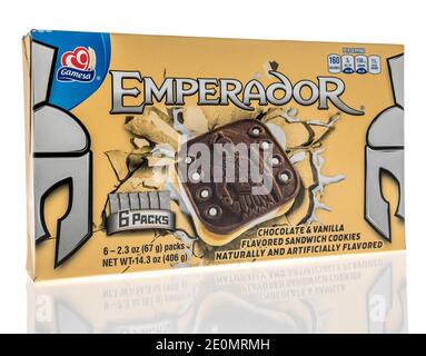 Emperador chocolate cookies Stock Photo - Alamy