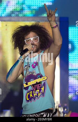 American singer Redfoo LMFAO performs during Sporting Summer Festival ...