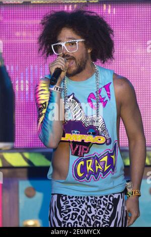 American singer Redfoo LMFAO performs during Sporting Summer Festival ...