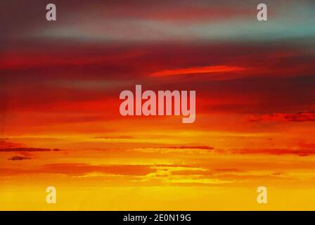Dramatic sky background painted photo Stock Photo - Alamy