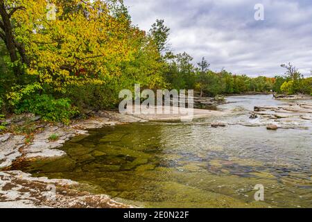 Crowe Bridge Conservation Area Northumberland Ontario Canada in autumn ...