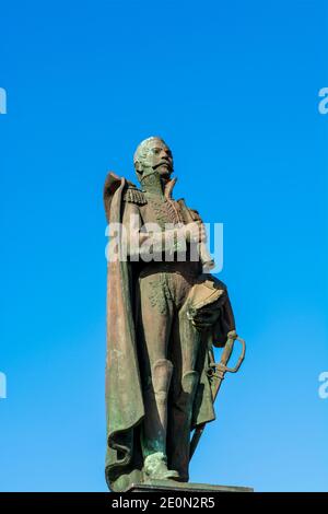 Luis Brion Statue Willemstad Curacao Curaҫao Dutch Caribbean Island ...