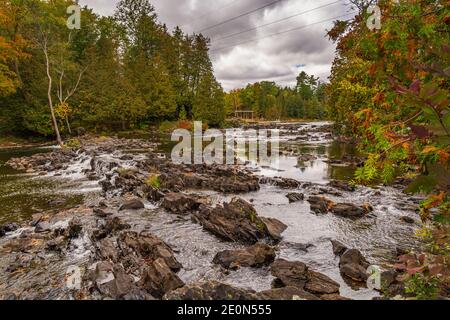 Whitefish Rapids Algonquin Highlands Haliburton County Ontario Canada ...