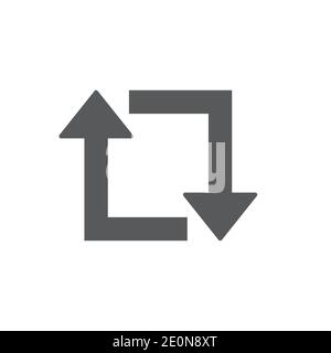 retry vector icon isolated on transparent background, retry logo ...