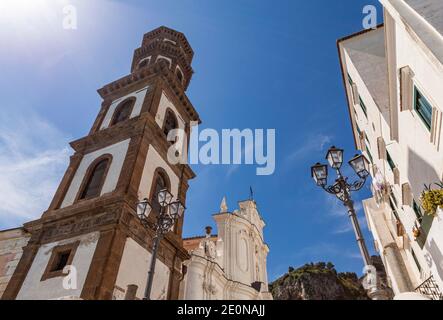 Collegiate church of Santa Maria Maddalena Penitent in Atrani on the ...