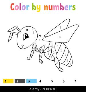 Coloring book cartoon numbers image 1 - eps10 vector illustration Stock ...