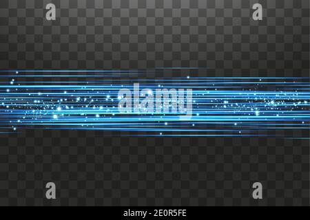 Luminous blue abstract sparkling lined background. Premium Stock Vector ...