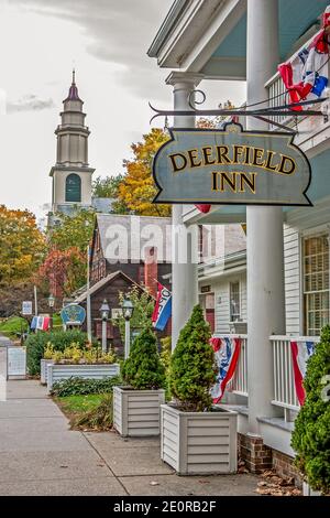 Deerfield Inn in Historic Deerfield Massachusetts USA Stock Photo - Alamy