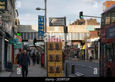 Kilburn High Road sign Stock Photo - Alamy