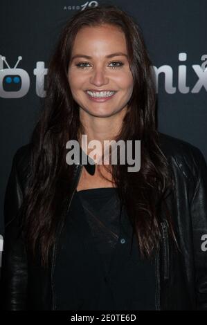 Anca Radici attending the launch of new 'MixoTV' IOS/iPhone application ...
