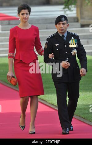 Prince Rashid of Jordan and Princess Zeina of Jordan leave the ...