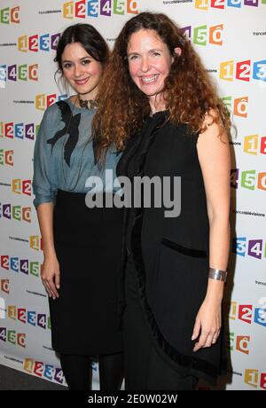 (L-R) Emilie Simon and Sophie Delaporte attending the opening of the ...