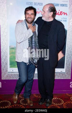 Gregory Montel and Michel Delpech attending the 'L'Air de Rien ...