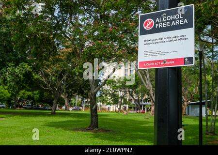 alcohol restriction zone warning sign Stock Photo - Alamy