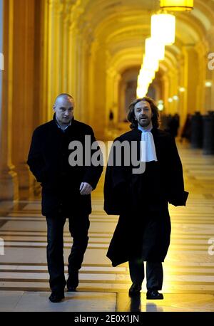 Marc Machin arriving with his lawyer Louis Balling at the Paris ...