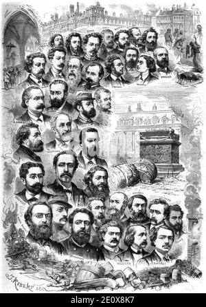 "LES HOMMES DE LA COMMUNE." - Extract from "L'Illustration Journal ...