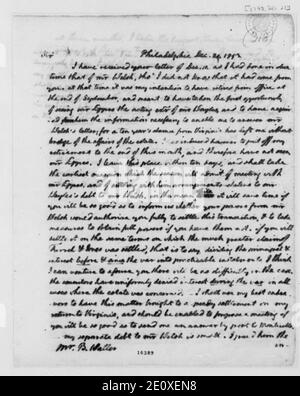 This letter from Thomas Jefferson to Benjamin Waller, dated 1793 ...