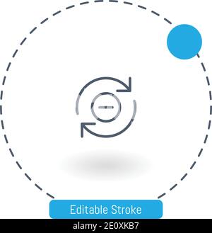 remove vector icon editable stroke outline icons for web and mobile Stock Vector Image & Art - Alamy