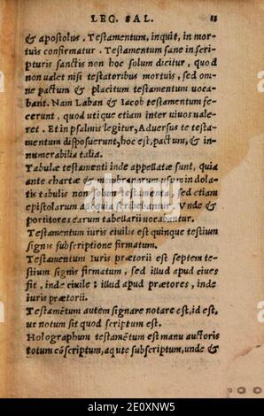 Libelli seu decreta 011 Stock Photo - Alamy