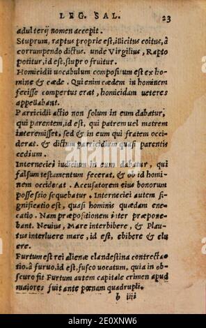 Libelli seu decreta 023 Stock Photo - Alamy