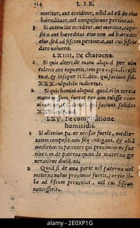 Libelli seu decreta 114 Stock Photo - Alamy