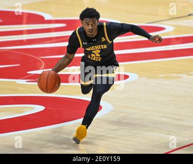 Wichita State guard Alterique Gilbert (3) during an NCAA college ...