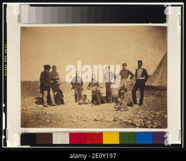 Lieutenant General Sir John Campbell & Captain Hume, his aid Stock ...