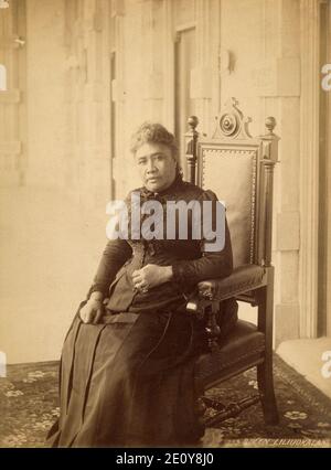 Liliuokalani in 1891 Stock Photo - Alamy