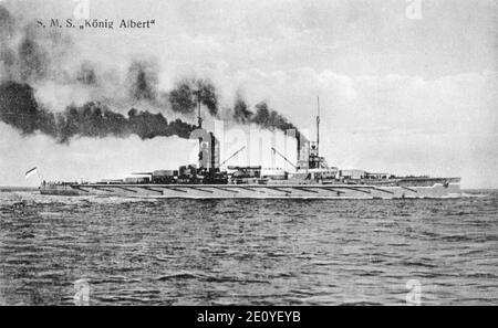 Linienschiff SMS KÖNIG ALBERT Stock Photo - Alamy