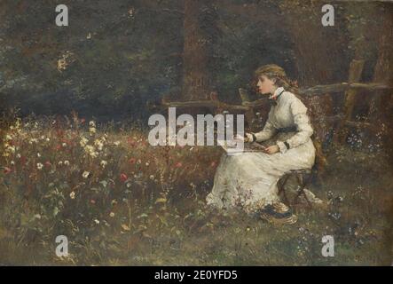 Linnie Watt, 1877 A student of nature Stock Photo - Alamy