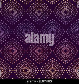 Seamless ethnic background. Geometric aztec pattern Stock Photo - Alamy