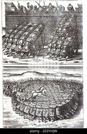 Lipsius - 2 Testudo Formations Stock Photo - Alamy