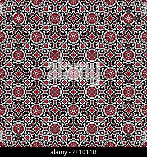 Sindhi Ajrak Pattern Vector Stock Vector Image & Art - Alamy