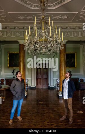 Neil Watt (left), National Trust Collections and House Manager at ...