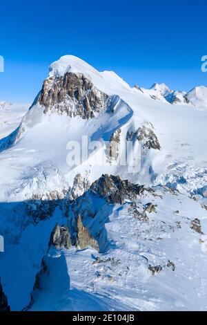 Breithorn mountain (4164m), Zermatt, Valais, Swiss Alps, Switzerland ...