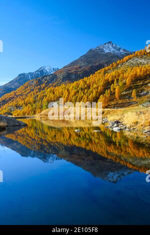 Switzerland Europe Grundsee Mountain Mountains Alpine Alps Autumn Lake ...
