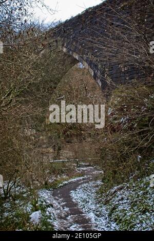 Built in 1725-1726 the Causey Arch near Stanley in County Durham ...